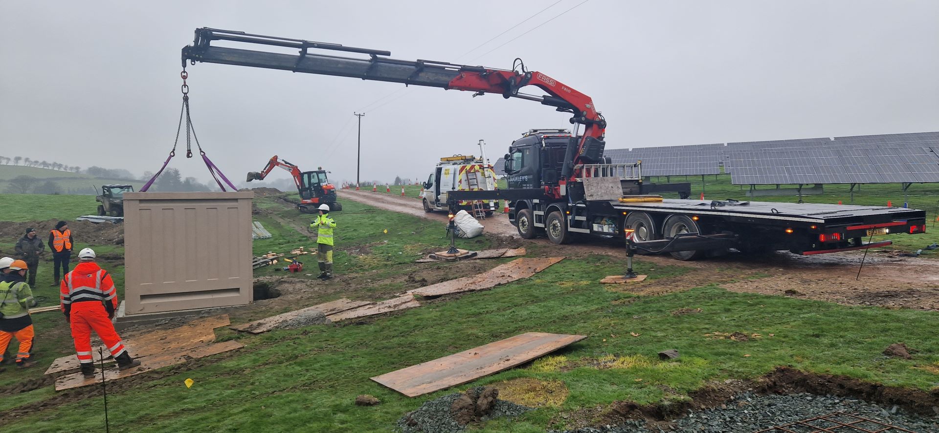 Solar farm 4th site visit: Substations! – Cliffski's Blog