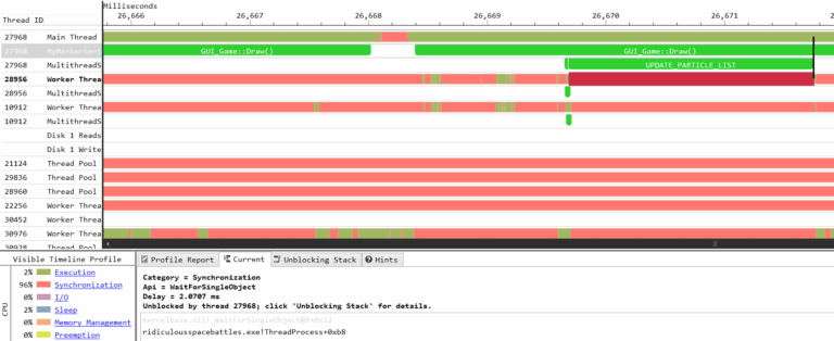 Coding A Load Balanced Multithreaded Particle System Cliffskis Blog